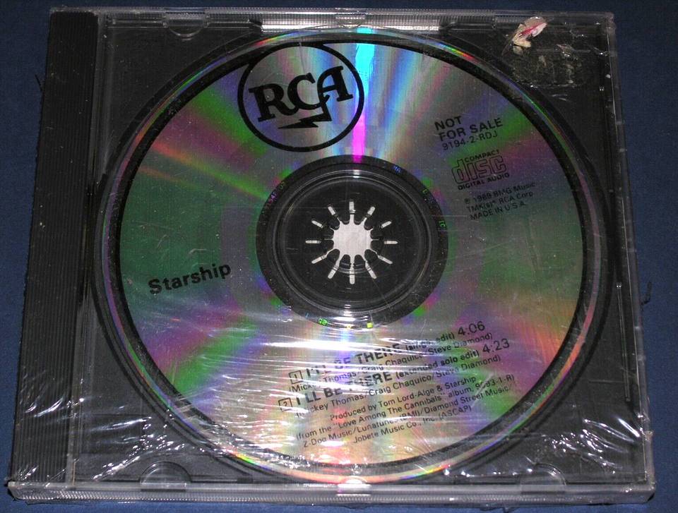 STARSHIP I'll Be There PROMO CD Single Edit Extended Solo Edit Still ...