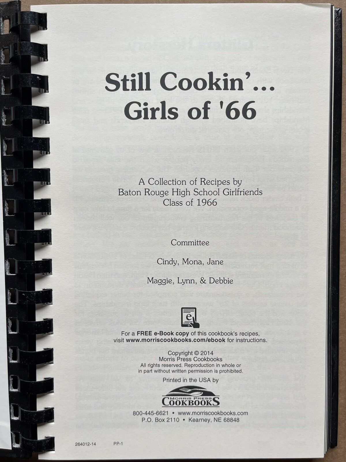 2014 BATON ROUGE HIGH SCHOOL CLASS OF 1966 GIRLS COOKBOOK, BATON ROUGE ...