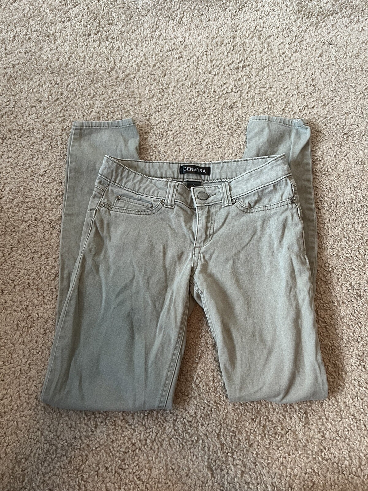 Generra Pants Women's 3 Green Juniors Casual Skinny Style Pants | eBay