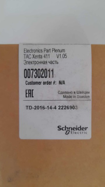 Schneider Electric TAC Xenta 411 I/O Module 007302011 for sale online ...