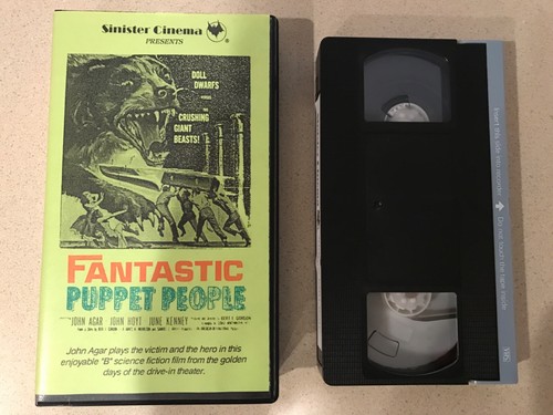 Fantastic Puppet People (VHS, 1994, Sinister Cinema) John Agar, June ...