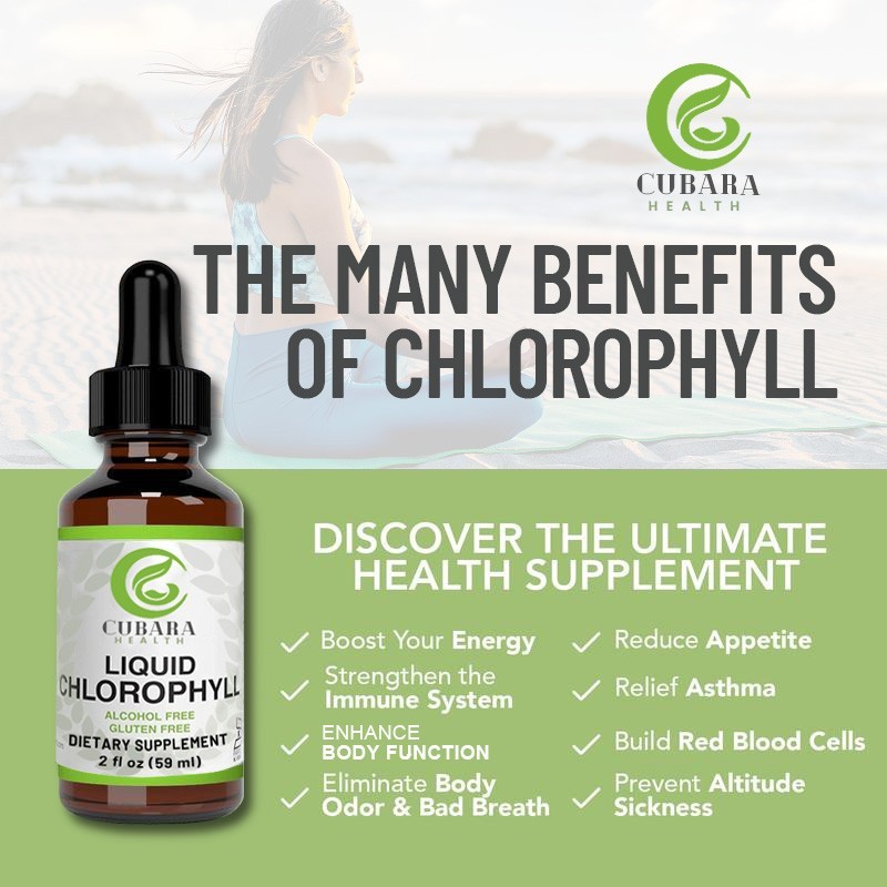 Chlorophyll Liquid Drops, 3 Month Supply Liquid Chlorophyll Supplemen ...