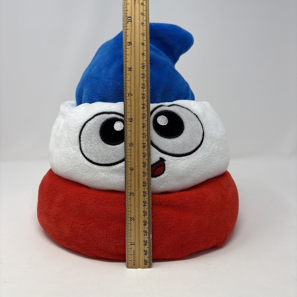 Six Flags Grand Prairie Exclusive Poop Emoji Plush Hat 4th of July ...