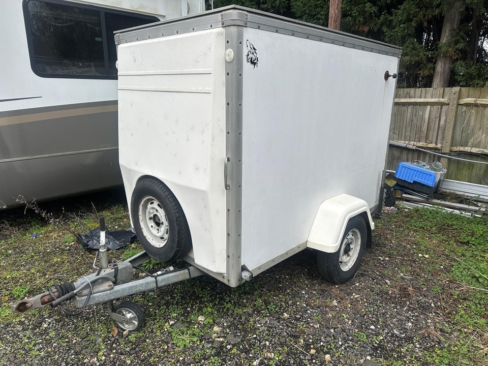 CARGO TRAILER, COMPACT VERY LIGHT TOW, ROLLER SHUTTER DOOR, JUST ...