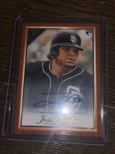 2019 Topps Gallery Josh Naylor #40 Orange Autographs /25 (AU, RC) | eBay