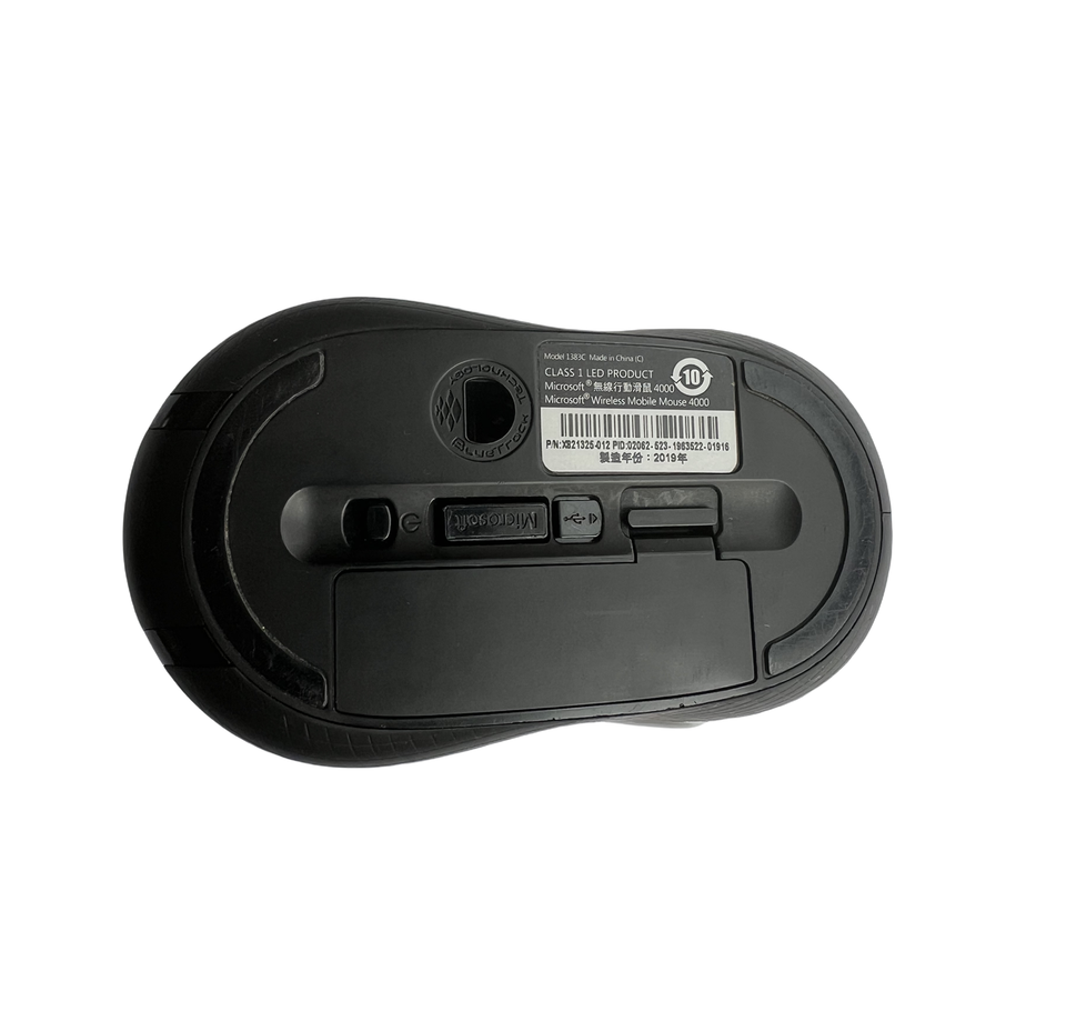 Microsoft Wireless Mobile Mouse 4000 Graphite Model 1383 D5D-00001
