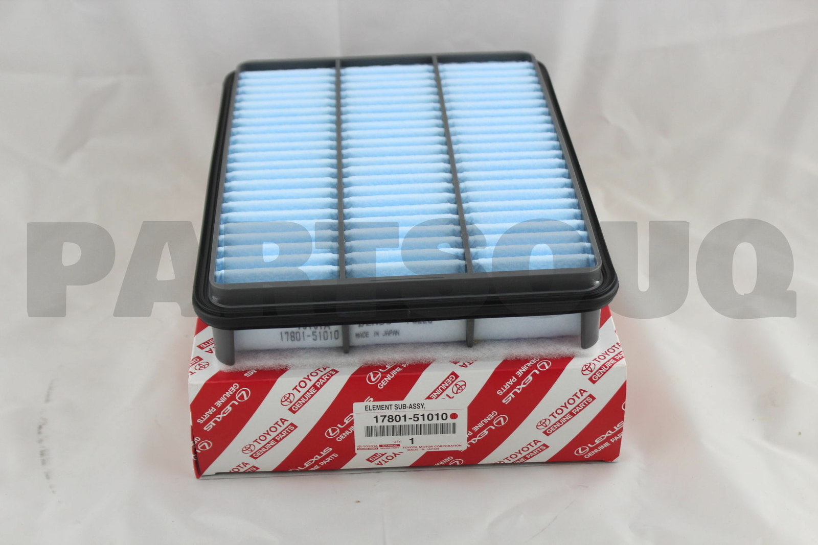 1780151010 Genuine Toyota ELEMENT SUB-ASSY, AIR CLEANER FILTER 17801 ...