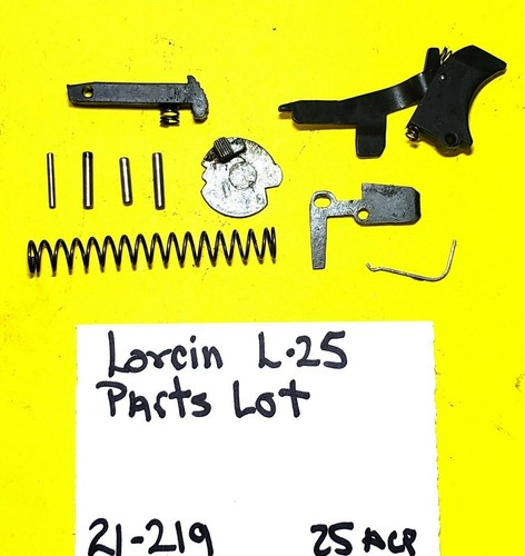 Lorcin L25 Parts Lot Trigger Recoil Spring Safety Magazine Release Cam # 21-219 | eBay