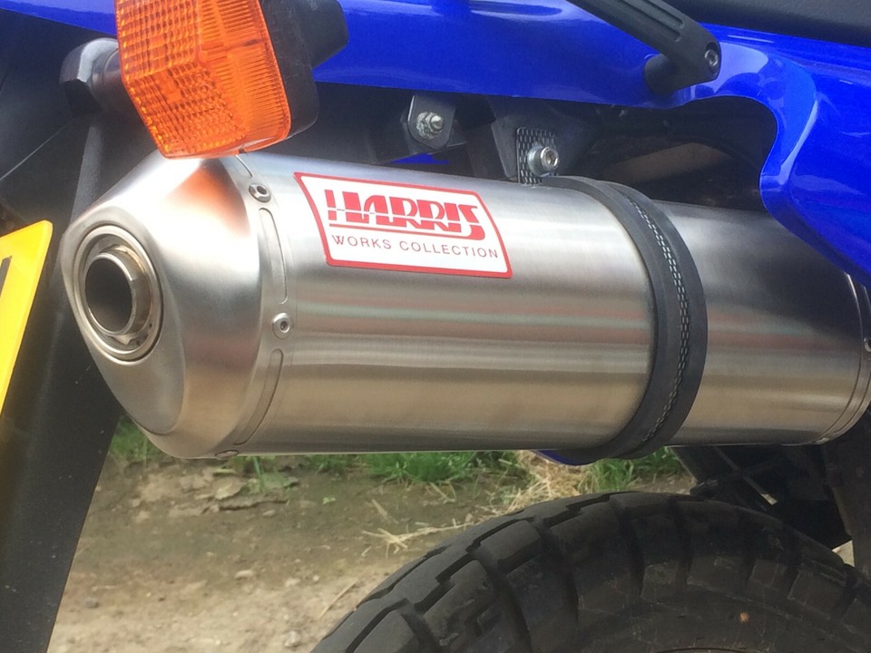 YAMAHA XT600 E EXHAUST HARRIS WORKS COLLECTION SLIP ON ROAD LEGAL 1985/ ...