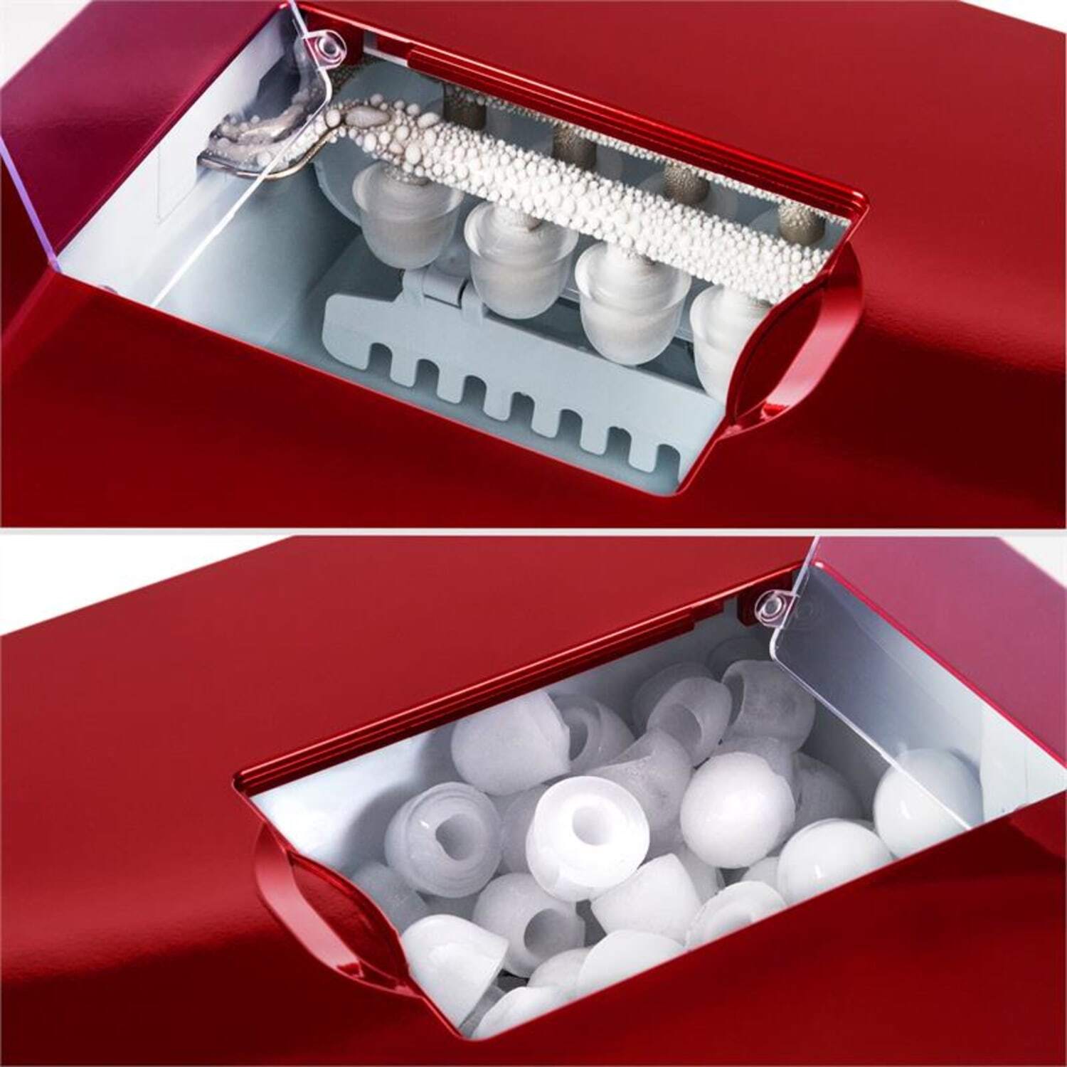 Ice Cube Machine Maker Counter Top Electric Drink Crusher Timer LED ...