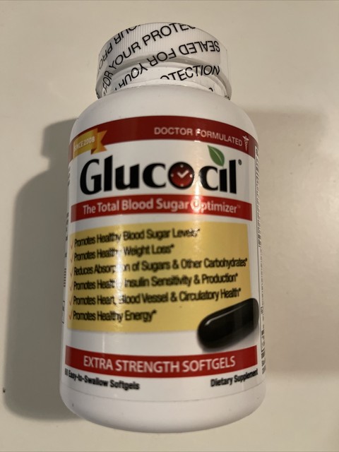 Glucocil Total Blood Sugar Optimizer 60 Softgels- NGL60S for sale ...