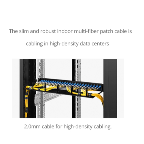 10-50M Fiber Optic Jumper 4 Fiber SC LC Fan-Out SM OS2 Breakout Cable ...