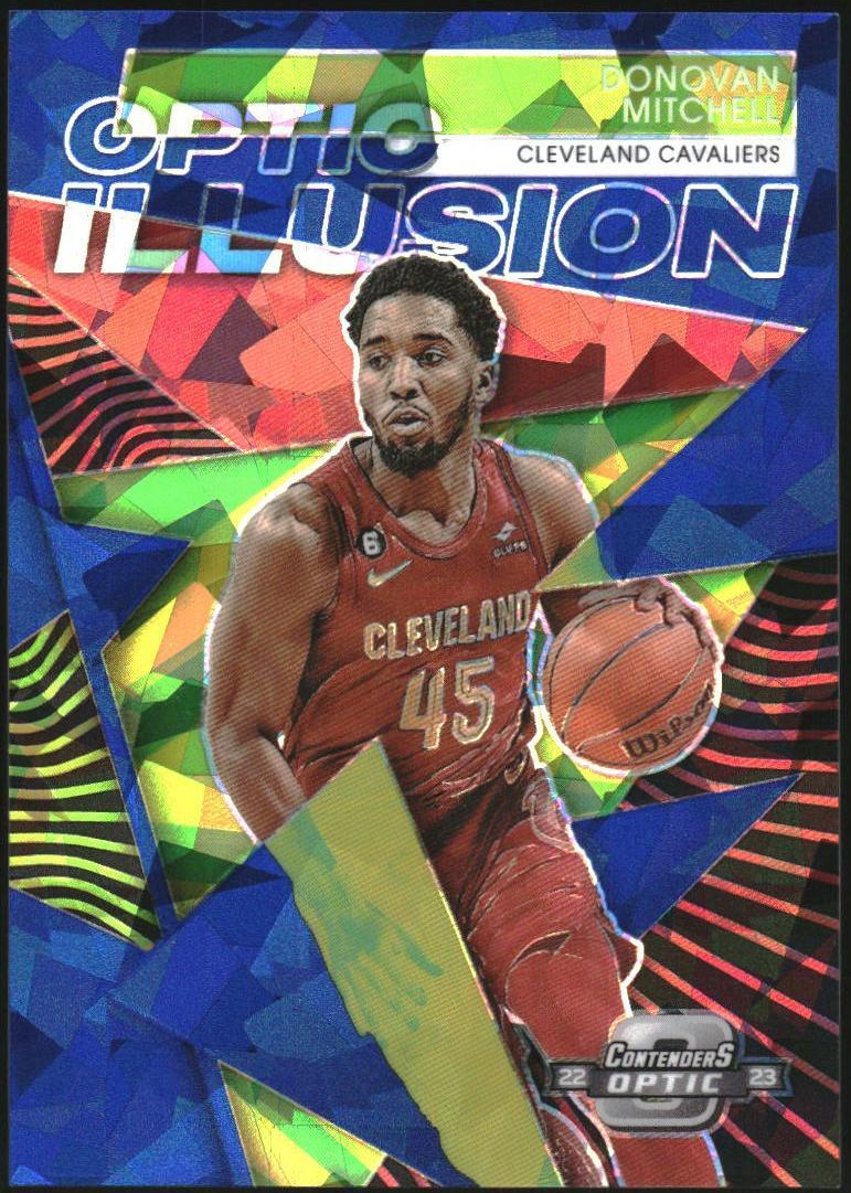 2022-23 Panini Contenders Optic - Optic Illusion Donovan Mitchell #18 ...