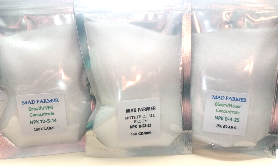 MAD FARMER Professional Series - Grow, Bloom & Mother of All Bloom ...