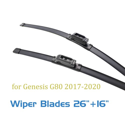2,Wipers Blades 26" 16" for Genesis Genesis G80 2017-2020 All-seasons J ...