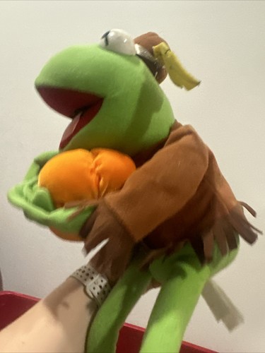 Halloween Sesame Street Plush Kermit The Frog Pumpkin Robin Hood Fall ...