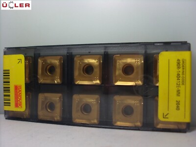 10 X SANDVIK 490R-140412E-MM 2040 WENDESCHNEIDPLATTEN CARBIDE INSERTS ...