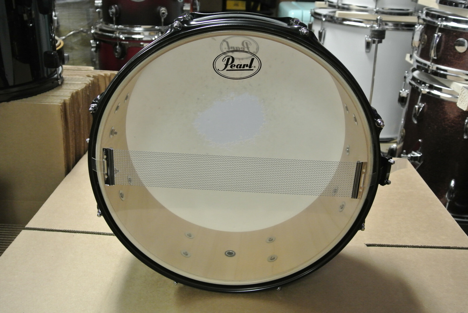 ADD this PEARL SOUNDCHECK SERIES BLACK SNARE DRUM to YOUR DRUM SET ...