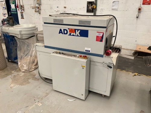 Adpak TR420L Automatic Large Shrink Heat Tunnel Live Roller Packaging ...