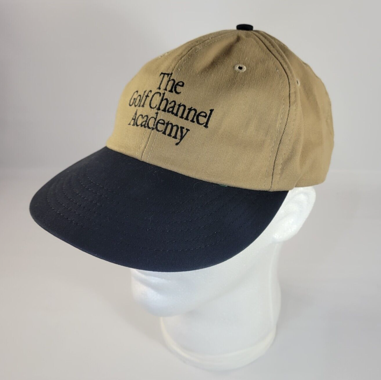 The Golf Channel Academy Biege Hat Cap Adjustable Strap Unisex Adults ...