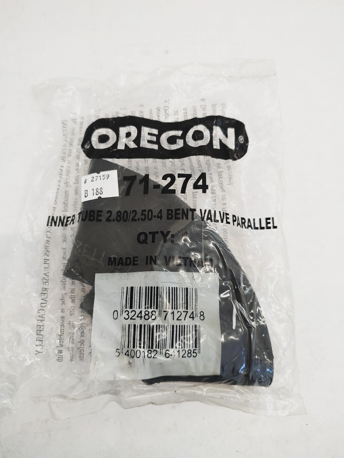 Genuine OEM Oregon 71-274 Inner Tube 2.80/2.50-4 Bent Valve Parallel ...