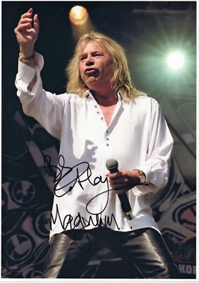 BOB CATLEY - Signed 12x8 Photograph - MUSIC - MAGNUM | eBay UK