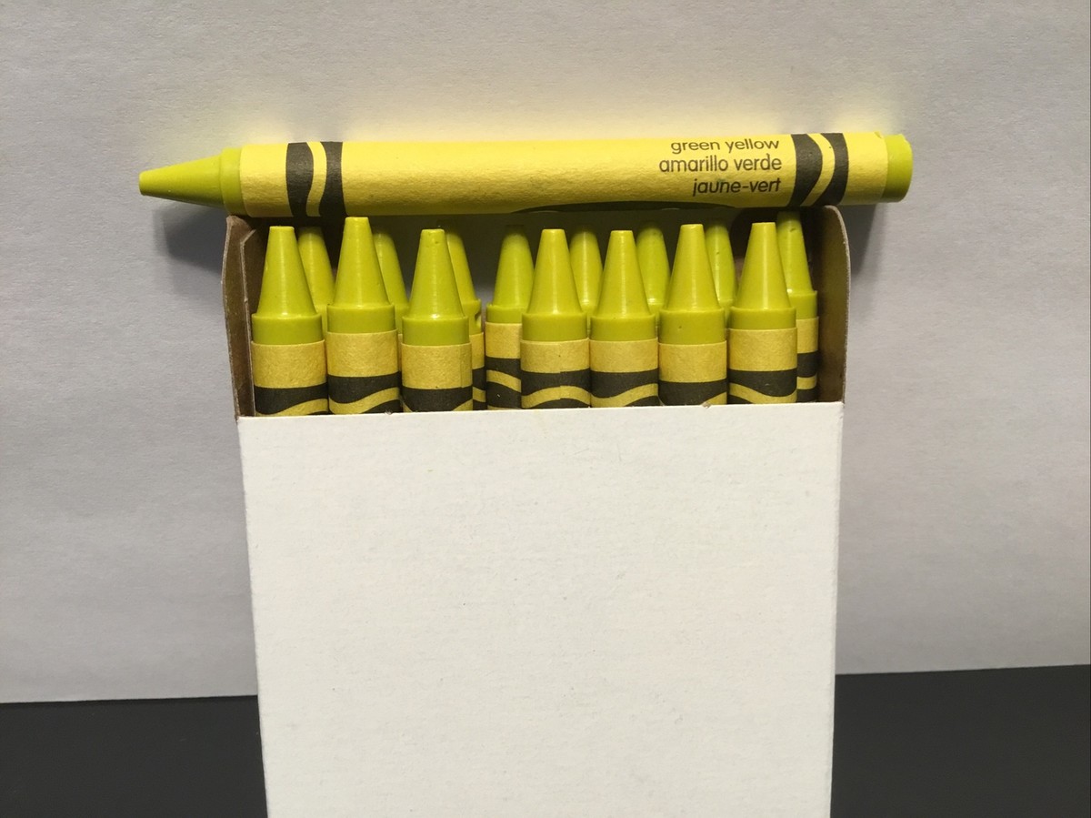 Yellow Green Crayola Crayon