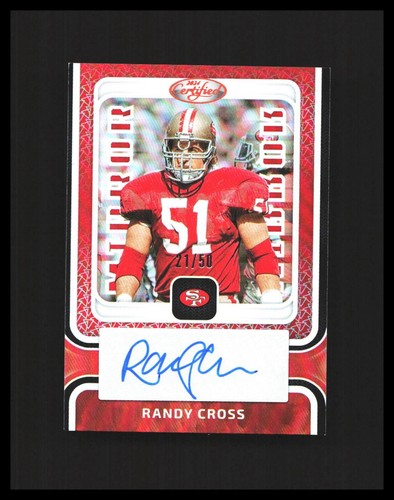 2024 Randy Cross Auto - Panini Certified - Mirror Signatures #MS-RC /50 ...