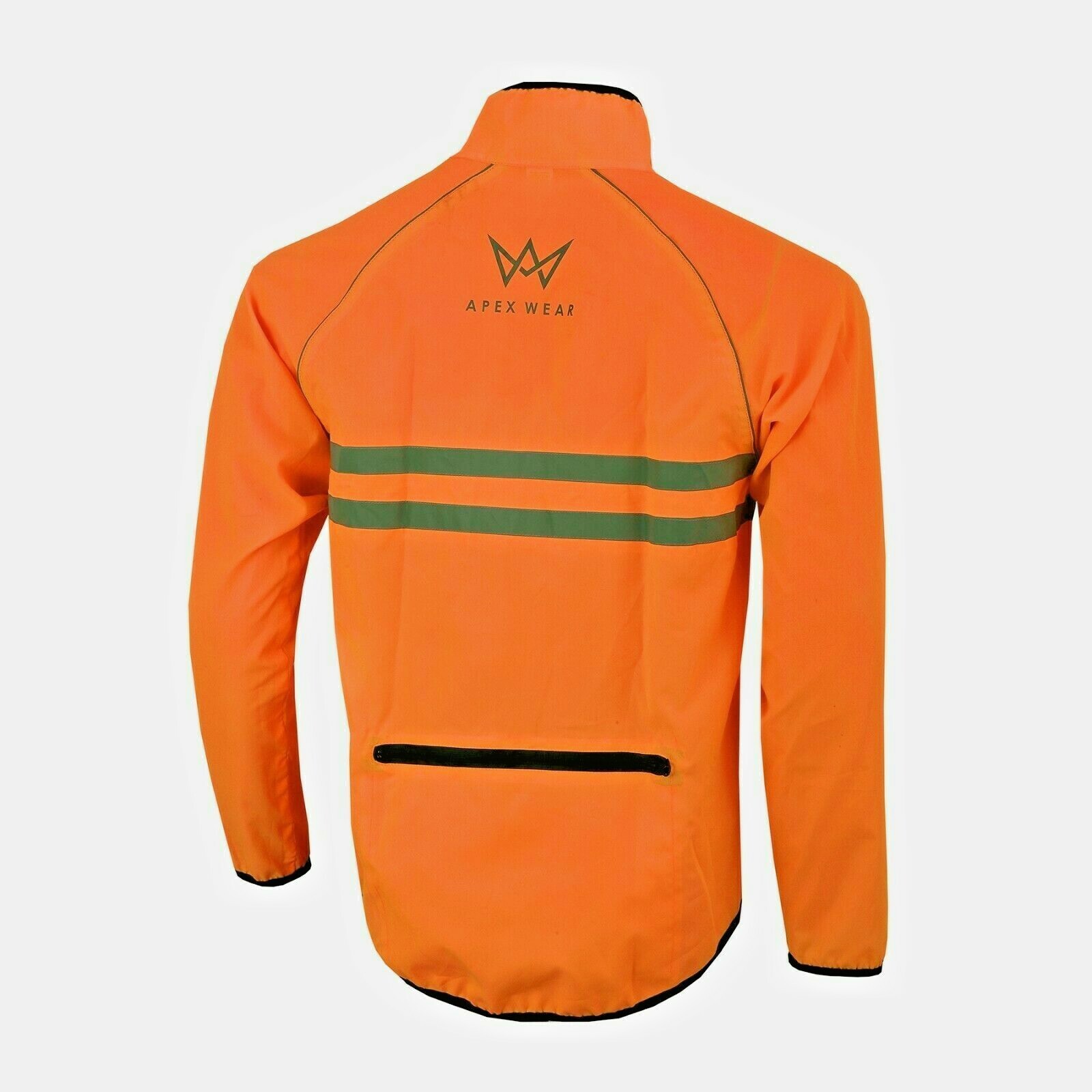 Mens Cycling Jacket High Visibility Waterproof Running Top Rain Coat S ...