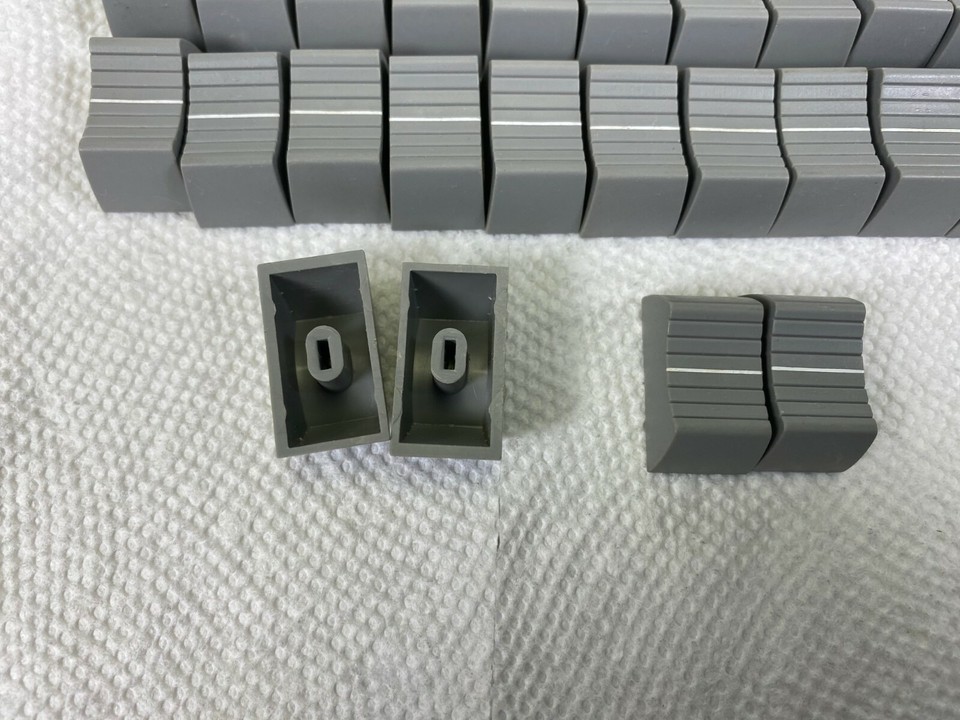 Set of 24 Grey Knobs for Neotek Elite small Alps faders NOS | eBay