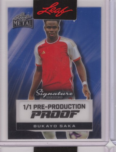 2024 Leaf Metal BUKAYO SAKA Signature Series PROOF #1/1 | eBay