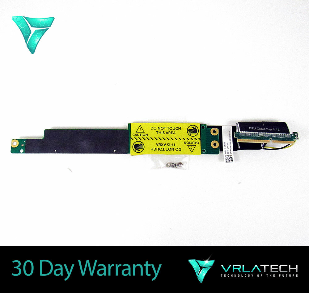 Dell Poweredge C4130 PCI-E Riser Card W/ GPU Cable F4D46 / 0F4D46 | eBay