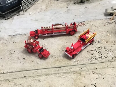 N SCALE EARLY 20th CENTURY FIRE TRUCK ENGINE A WHOLE DEPARTMENT ...