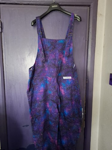 LUCY LOCKET LOVES..PURPLE DUNGAREES..M -L..LADIES | eBay