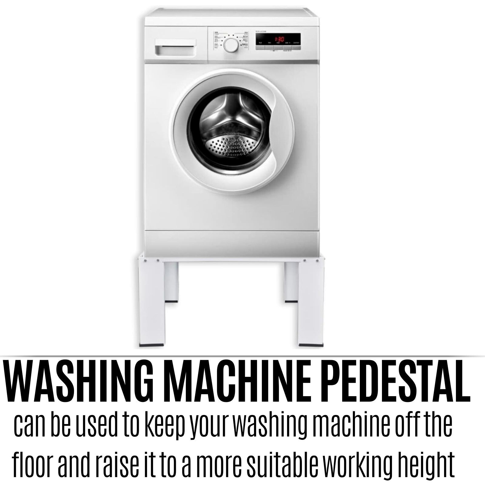Washing Machine Dryer Raiser Pedestal Stand Base Holder Stand 100KG ...