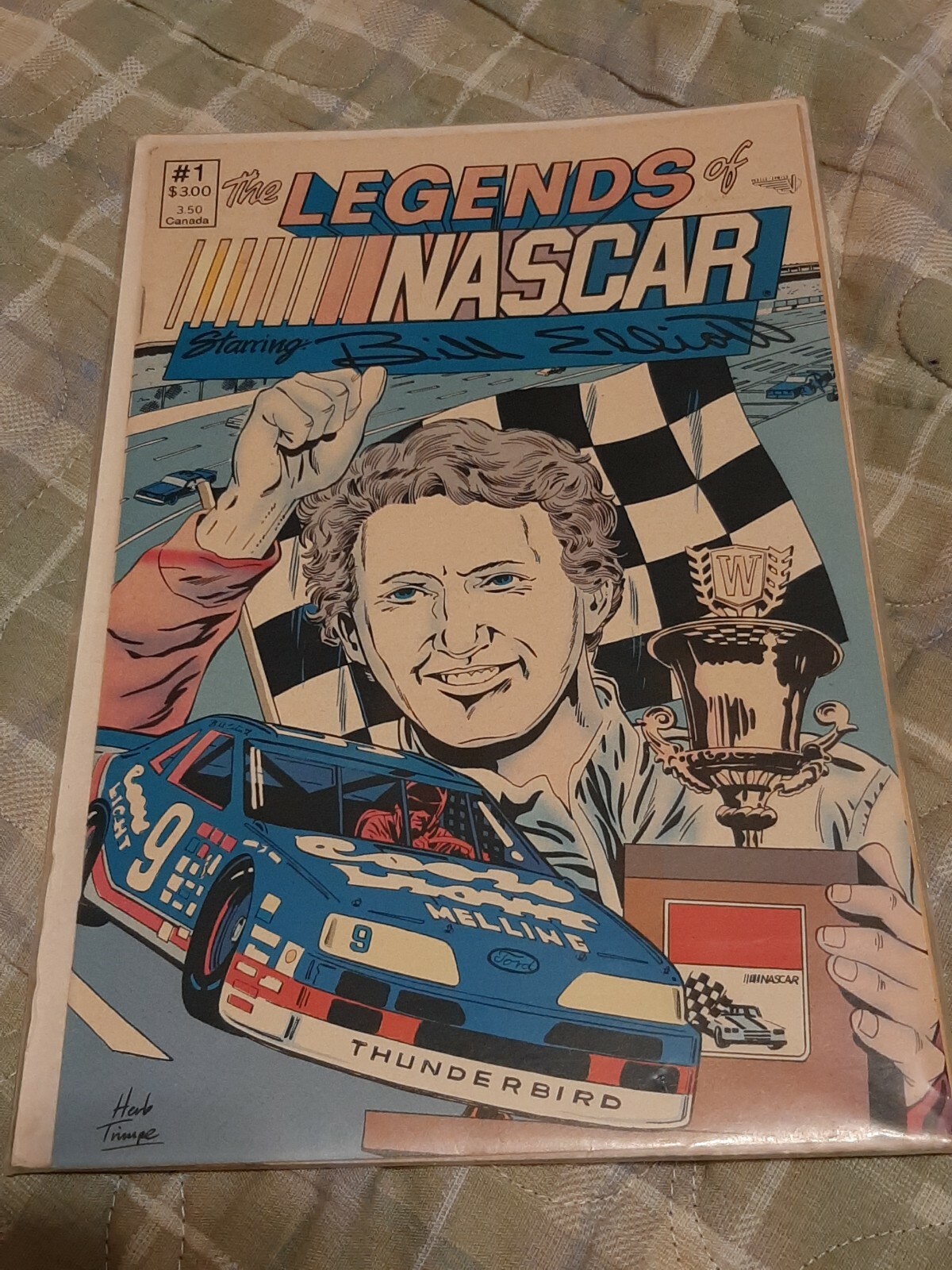 BILL ELLIOTT LEGEND OF NASCAR Comics (NOT PERFECT) #1 | eBay
