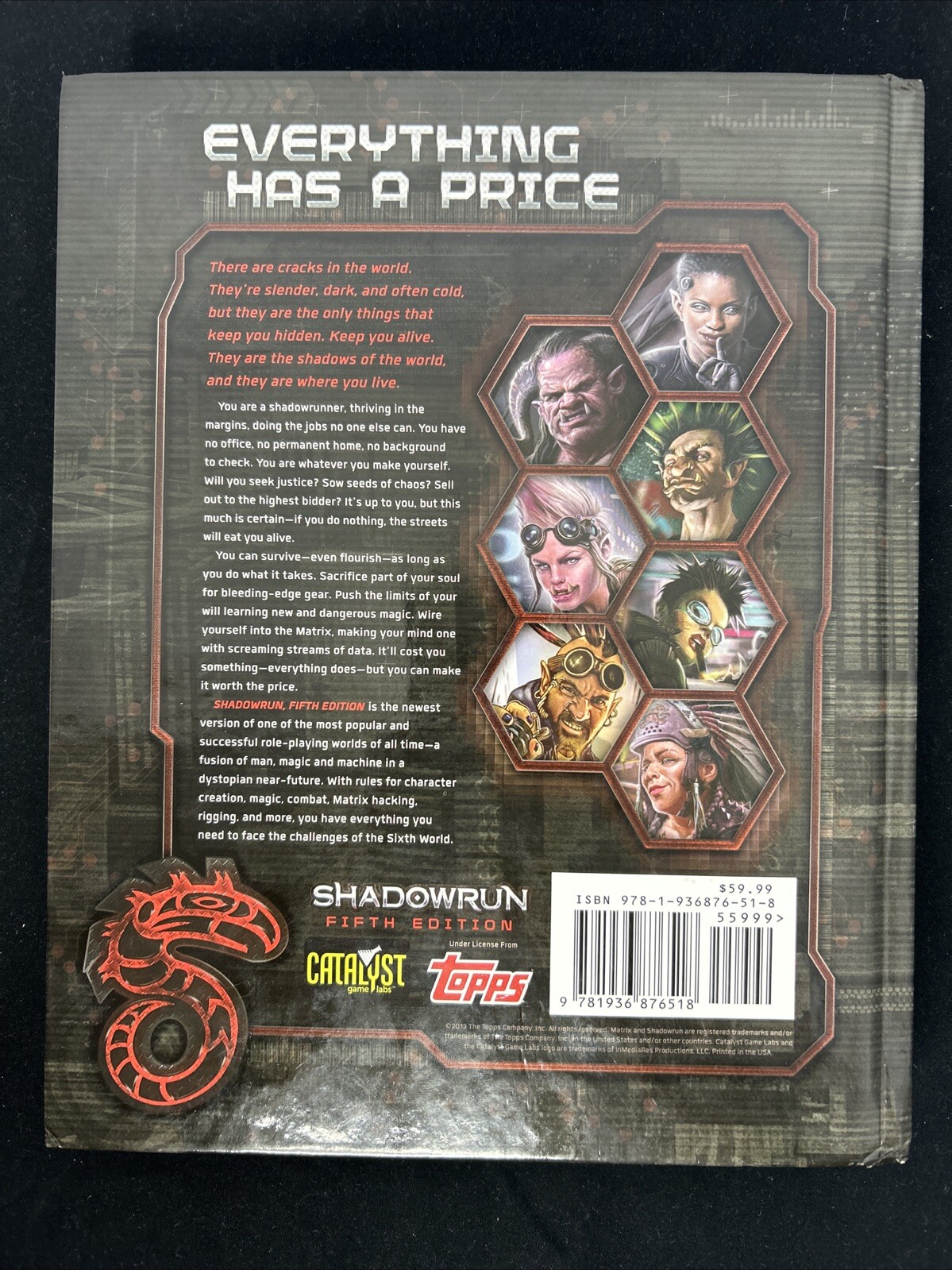 Shadowrun Core Rulebook by Catalyst Game Labs (2013, Hardcover) for ...