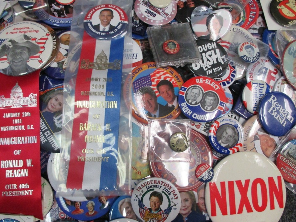 Well Over 200 Different Political Buttons- 1910's to 2016. TRUMAN ...
