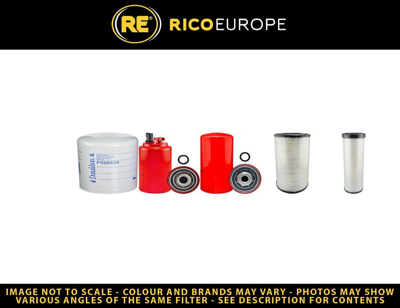 Filter Kit Fits DITCH WITCH JT 4020 AT Air Oil Fuel w/QSB 6.7 Eng ...