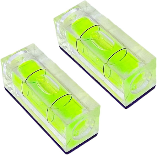 Bubble Spirit Levels 2Pcs - Magnetic Base, Single Line, Small Square ...