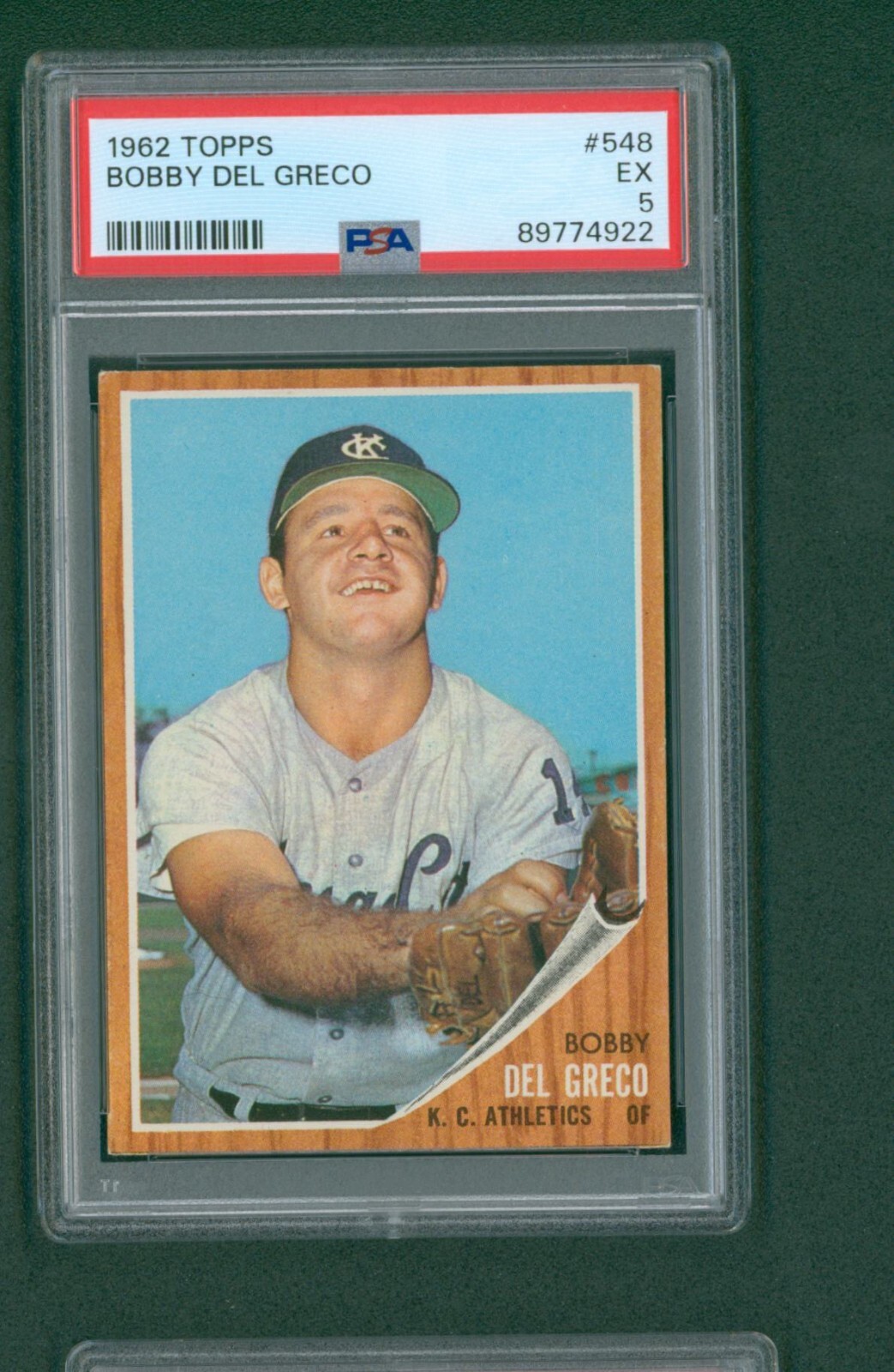 1962 Topps - High # Bobby Del Greco, Bobby Dews #548 (RC) for sale ...