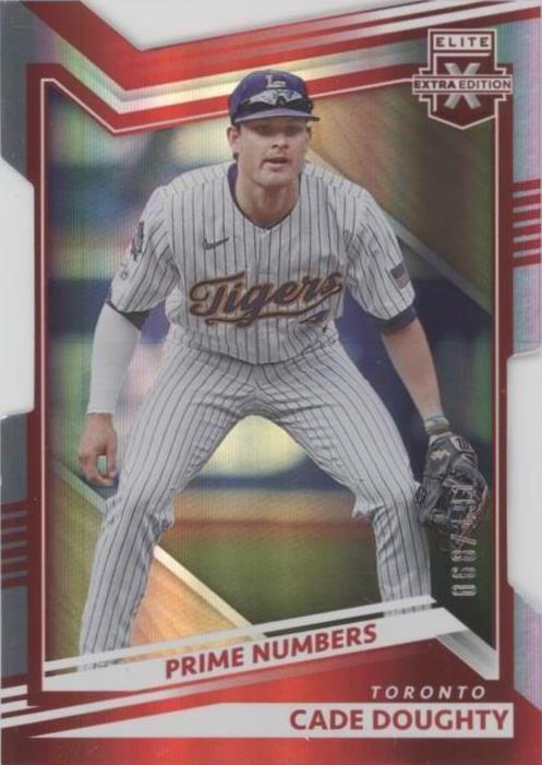 2022 Panini Elite Extra Edition - Cade Doughty #78 Prime Numbers C Die ...