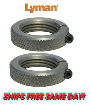 Lyman TWO PACK Steel Split Lock Rings for 7/8 x 14 Dies # 7631304 New ...