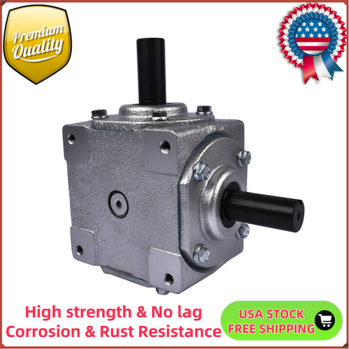 High Strength New 40 HP Right Angle Bevel Gearbox with 2 Keyed Shafts ...