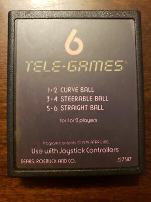 BOWLING 6 TELE GAMES - ATARI - GAME ONLY - FREE S/H - (B18A) | eBay