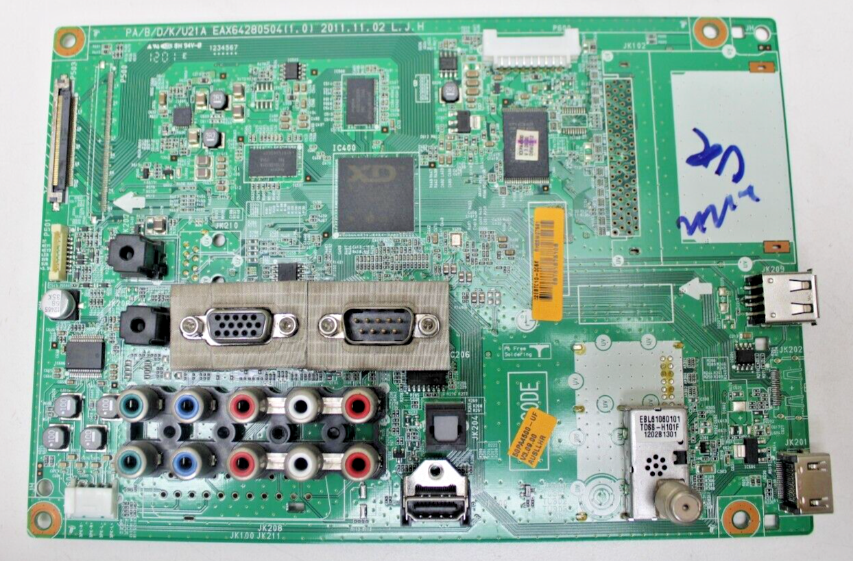 50" LG PLASMA TV 50PA4500-UF MAIN BOARD EBT61875108 | eBay