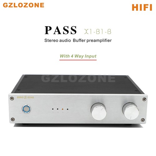 HIFI PASS X1-B1-B Buffer Preamplifier Stereo Audio Preamp With 4 Way ...