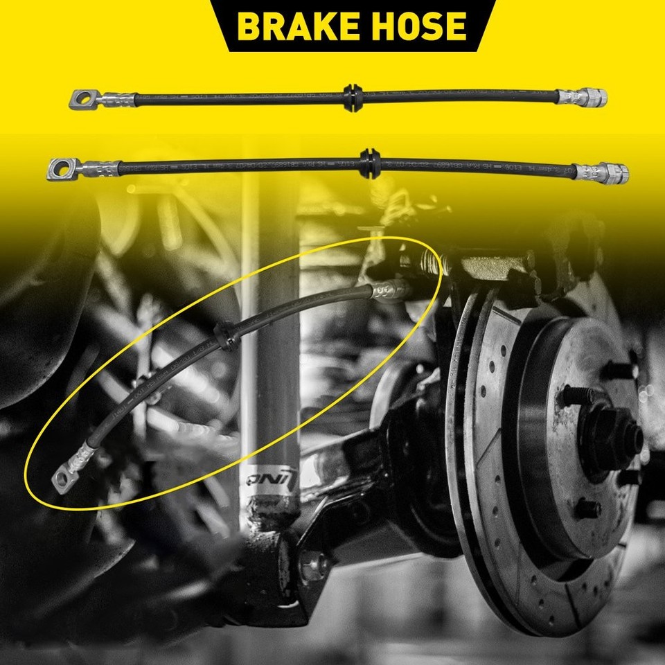 4Pcs For MINI R50 R52 R53 R55 R56 R57 R58 R59 676368 Rear Brake Hose ...