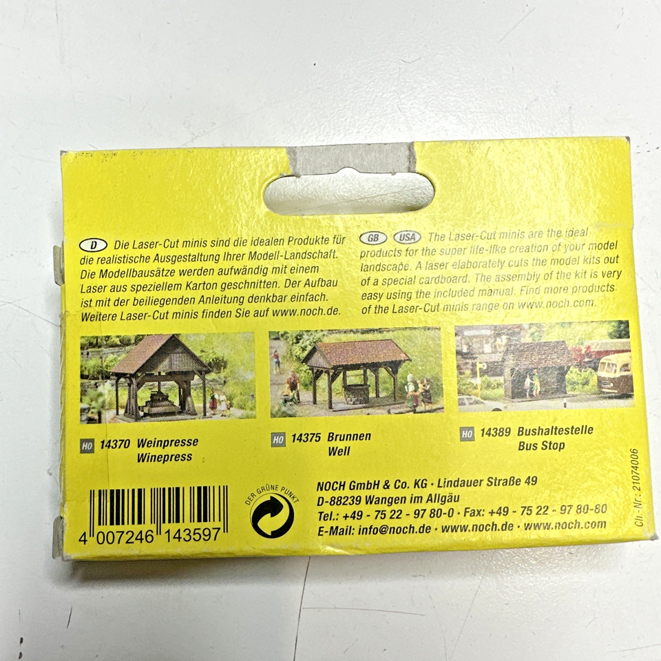 NOCH 2 Laser Cut Minis HO 14359 Outhouse Model Building | eBay