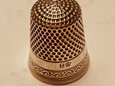 Vintage Sterling Thimble (Crown Mark ) ID. Number 798 | eBay